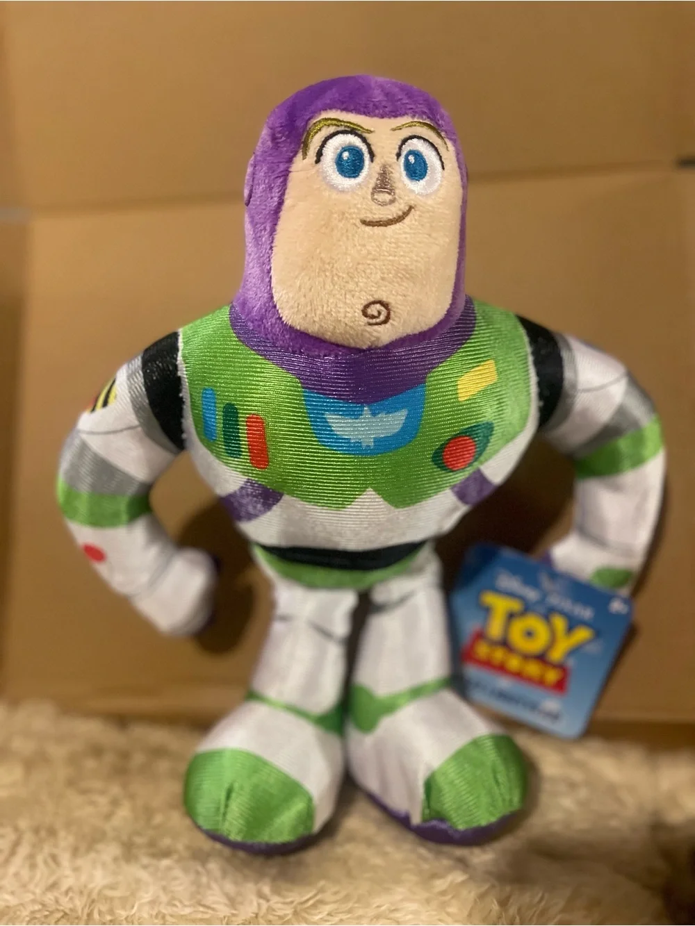 Pixar | Toys | Buzz Lightyear Plush Purple Green Space Ranger Toy ...